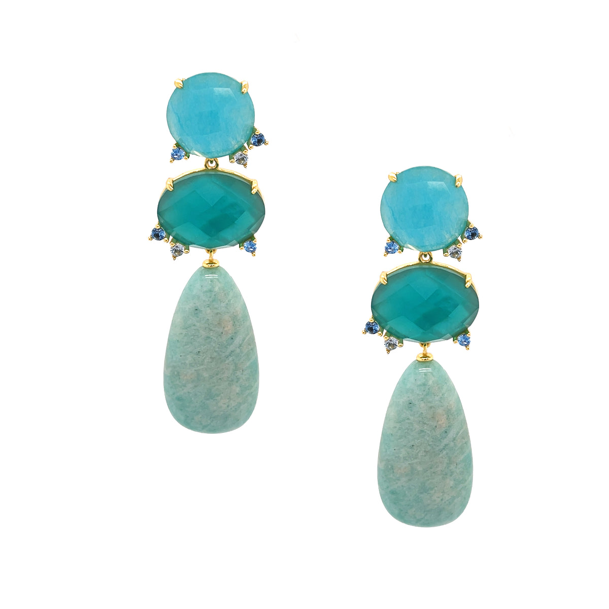 Blue Stone Drop Earrings – Jennifer Miller Jewelry